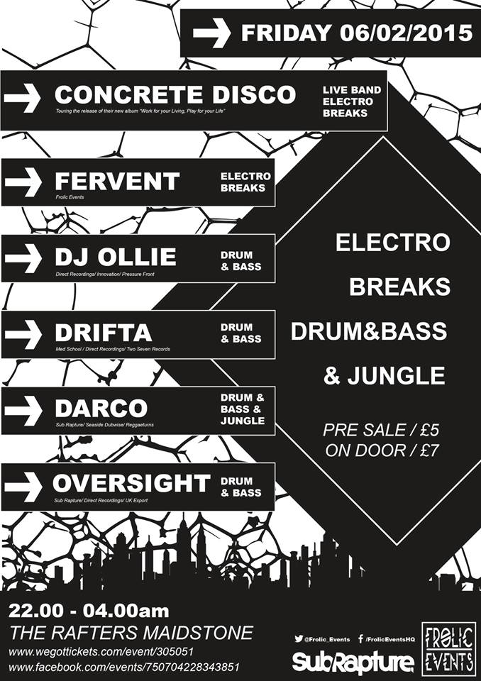 Frolic @ Rafters, Maidstone – DJ Ollie